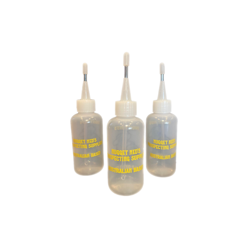Nugget Ned's Gold Guzzler - 120ml Sniffer Bottle Prospectors & Miners FNQ