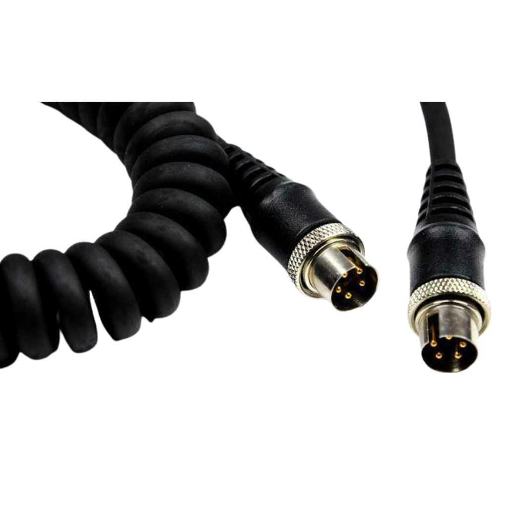 Heavy Duty Curly Power Cord/Cable 12v - Minelab Compatible Prospectors ...